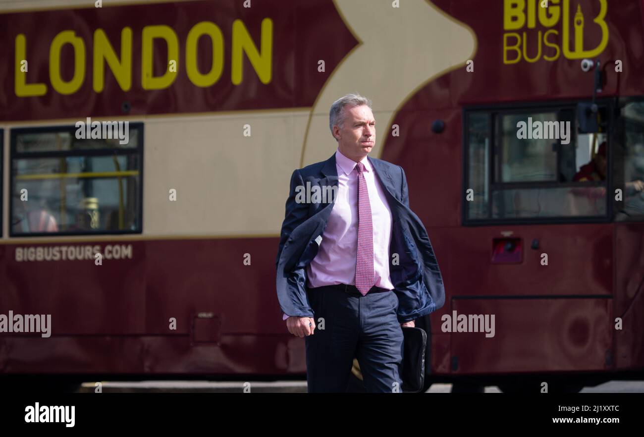 London, England, UK. 28th Mar, 2022. Chief of Defence Staff Admiral ...