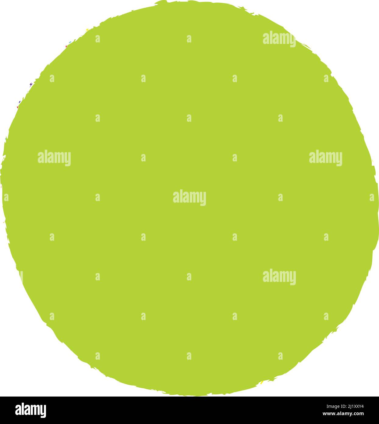 Random circles with hand drawn, free hand drawing effect. Concentric ...