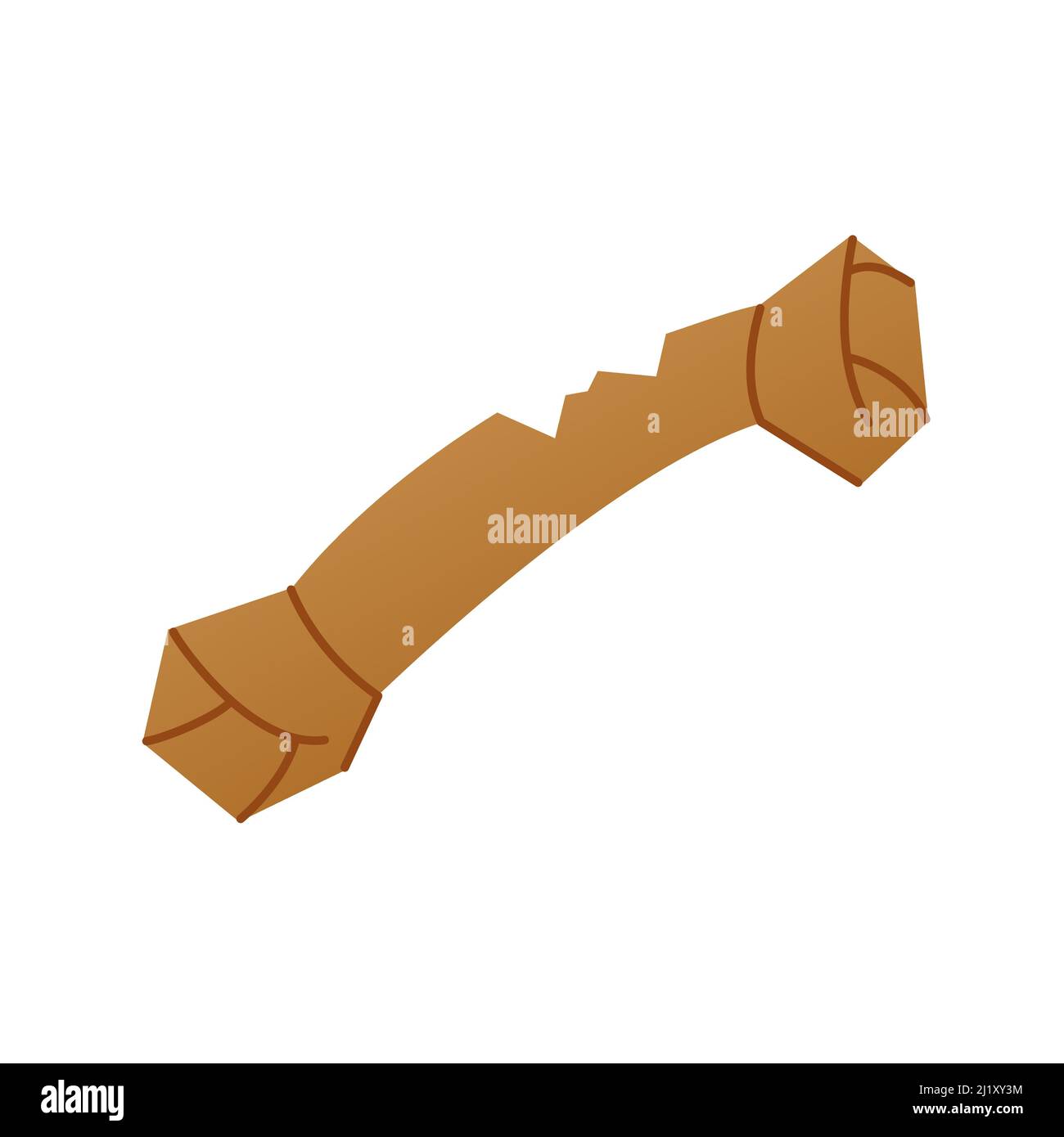 Treat for a dog - modern flat design single isolated object Stock ...