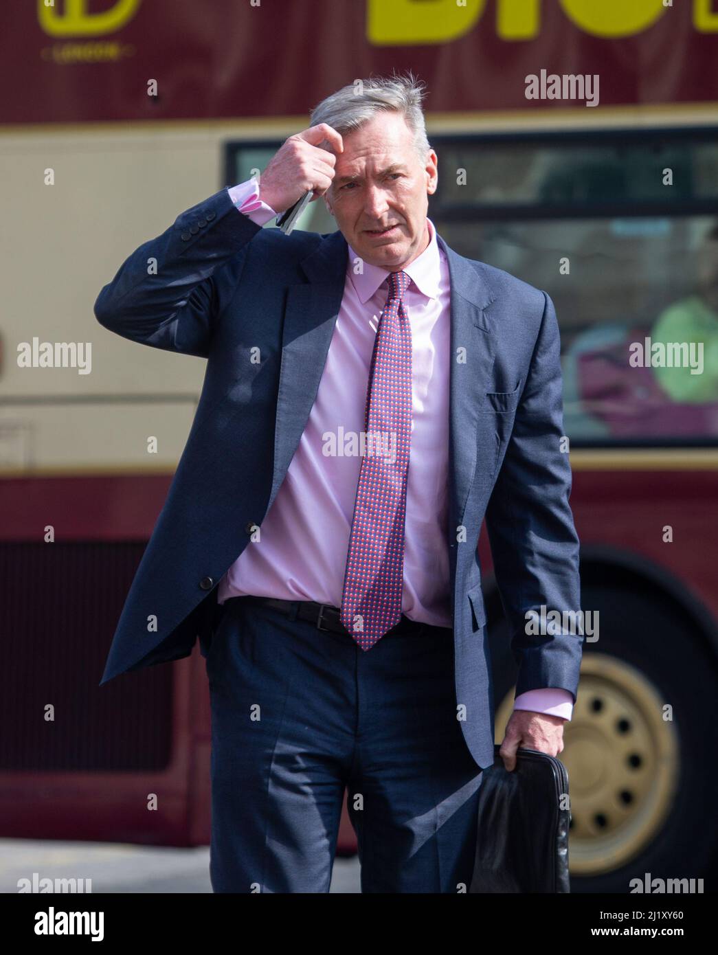 London, England, UK. 28th Mar, 2022. Chief of Defence Staff Admiral ...