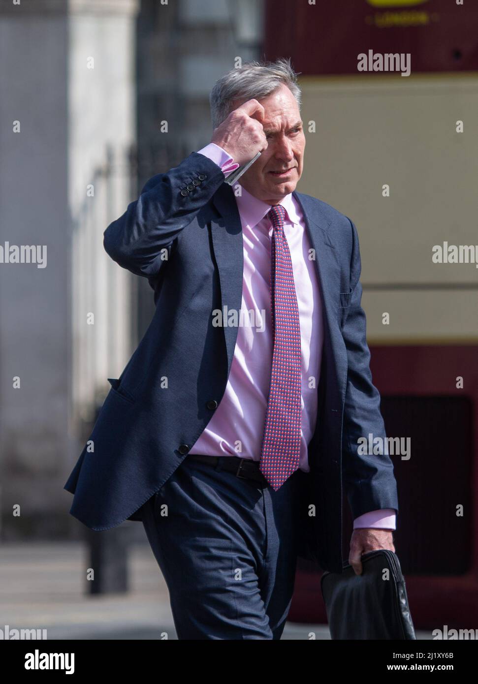London, England, UK. 28th Mar, 2022. Chief of Defence Staff Admiral ...