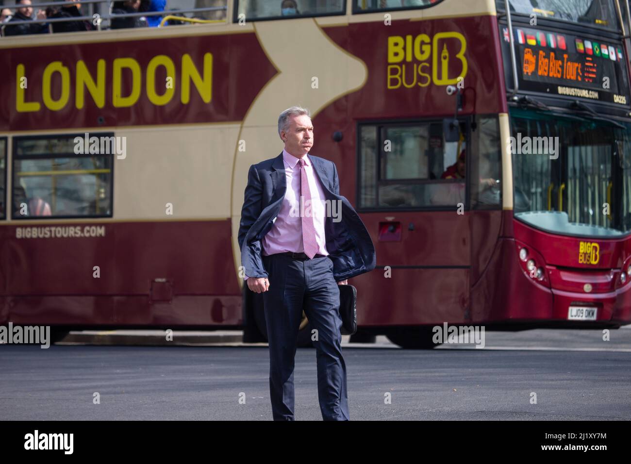 London, England, UK. 28th Mar, 2022. Chief of Defence Staff Admiral ...