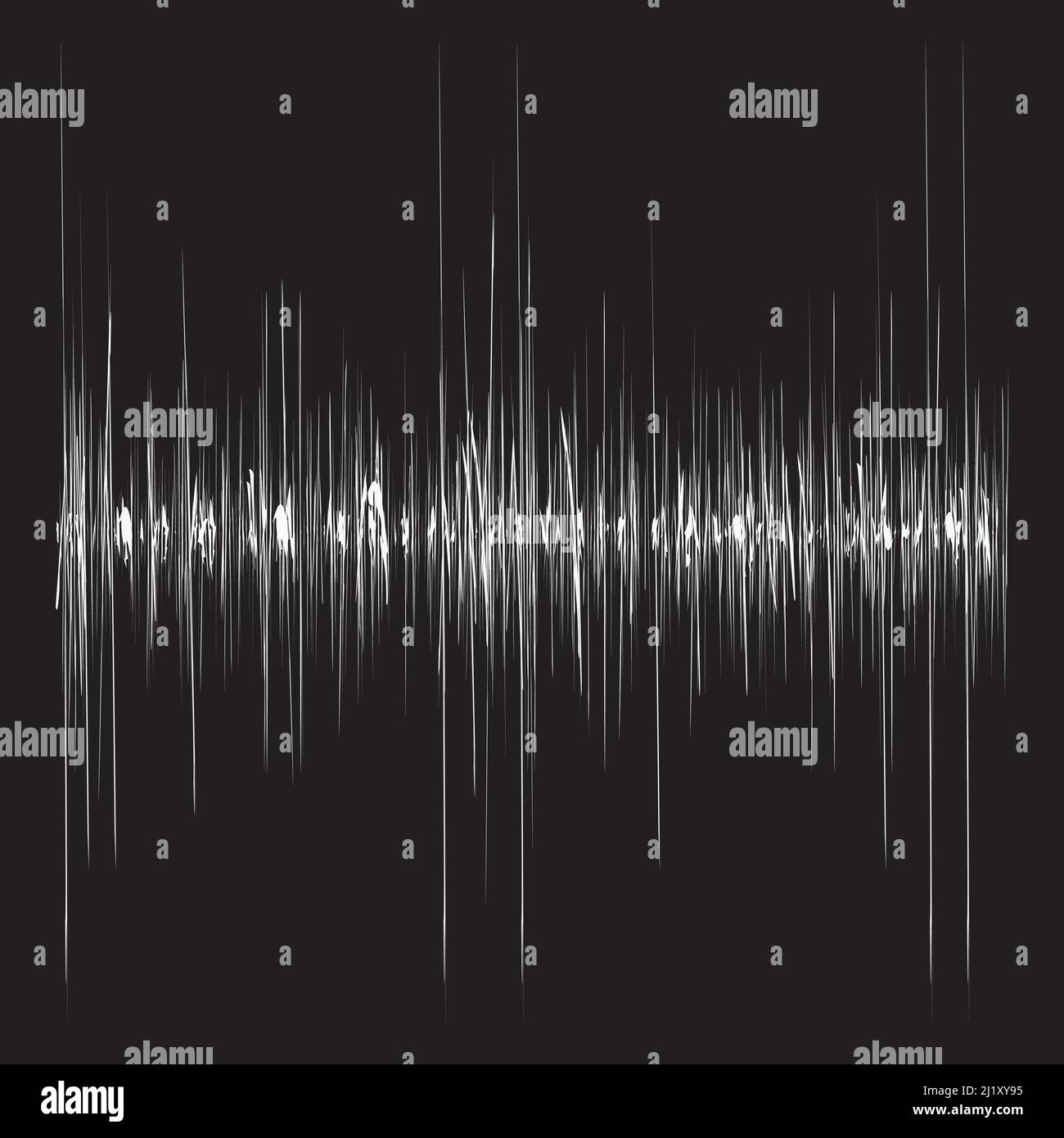 Sound, music equalizer, EQ. Random lines chart, graph. Soundtrack ...