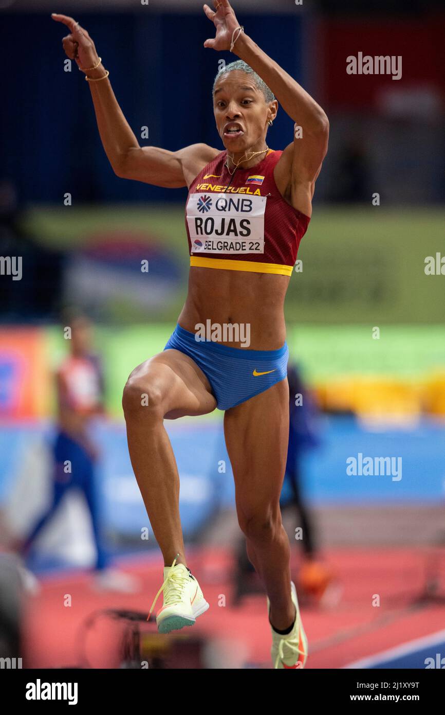 Yulimar Rojas VEN competing in the women’s triple jump on Day Three of ...