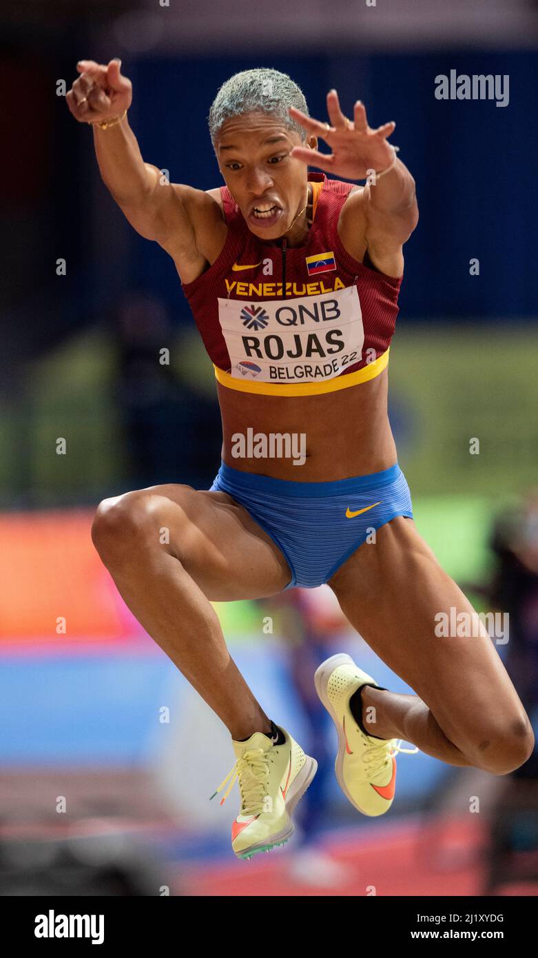 Yulimar Rojas VEN competing in the women’s triple jump on Day Three of ...