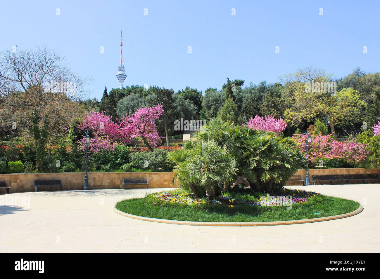 Beautiful mountain park of Baku city. Azerbaijan Stock Photo - Alamy