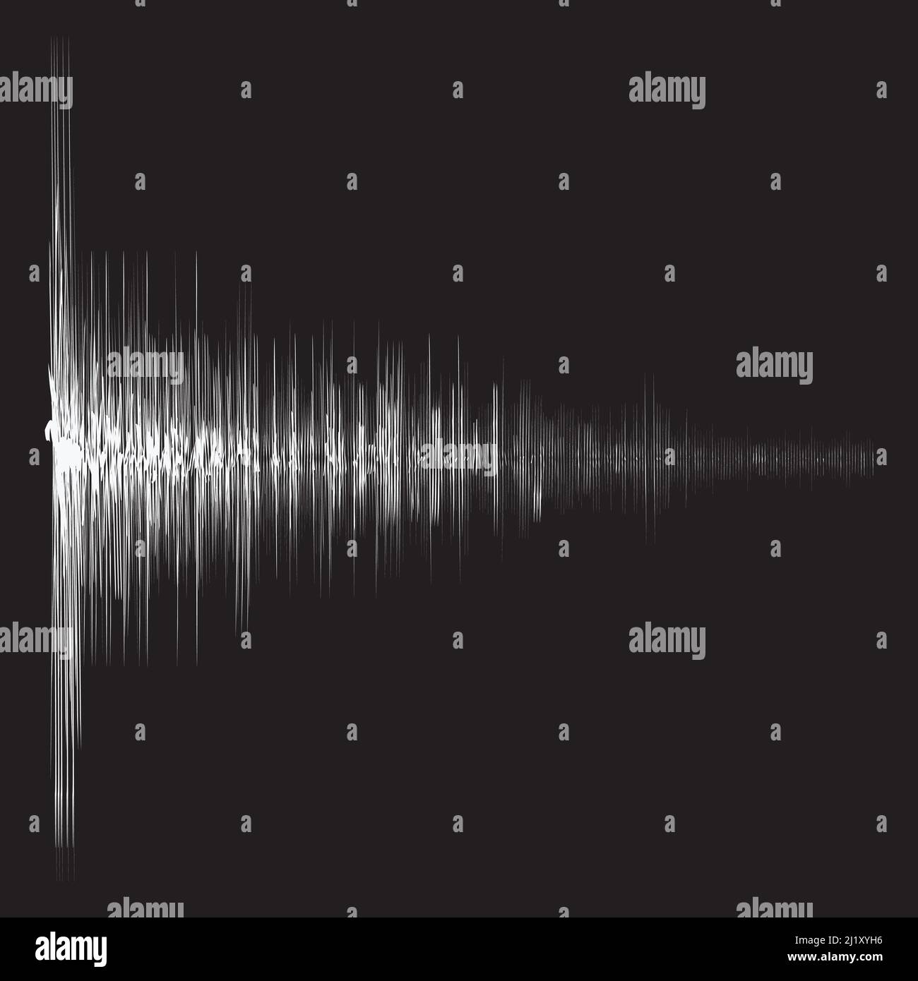 Sound, music equalizer, EQ. Random lines chart, graph. Soundtrack ...