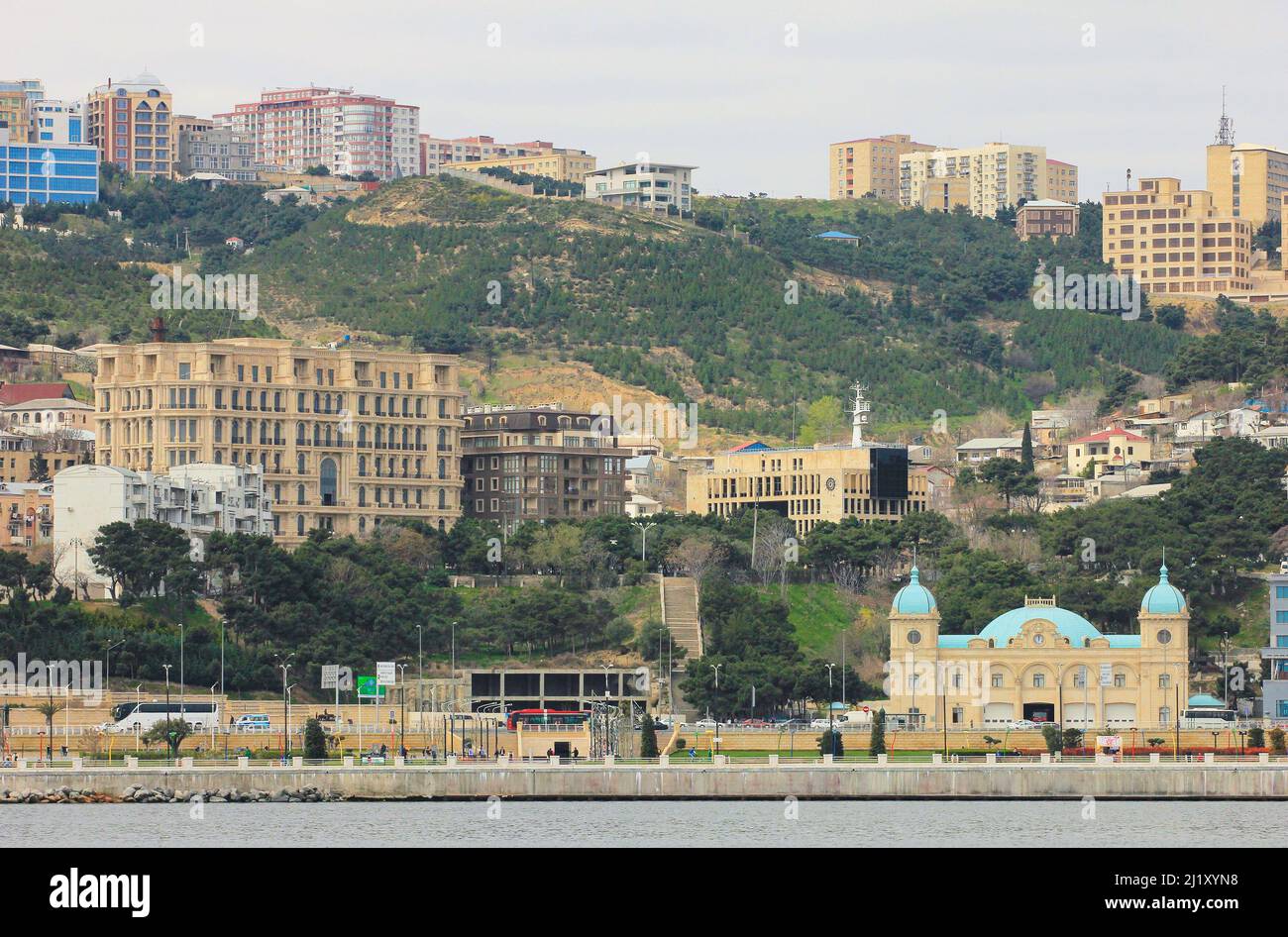 Baku. Azerbaijan. 04.15.2017 year. The architectural building of the ...