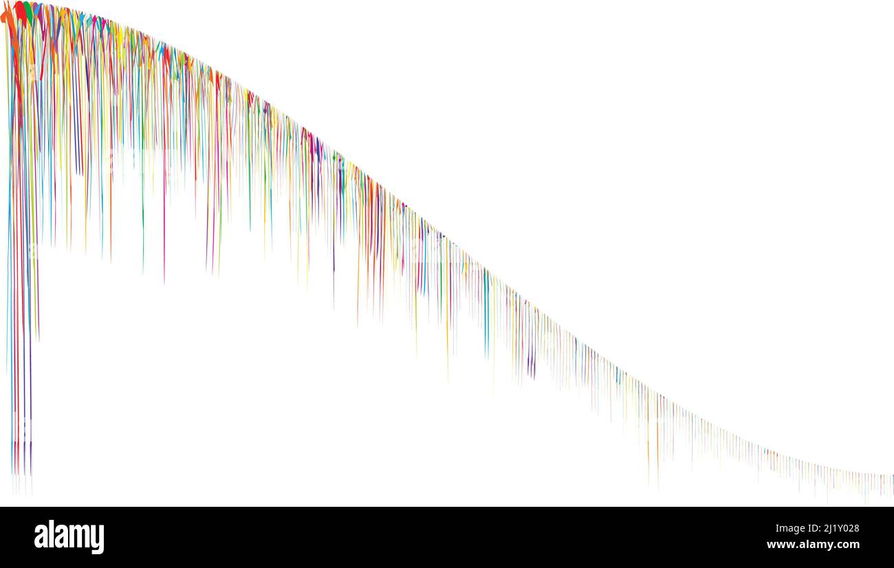 Sound, music equalizer, EQ. Random lines chart, graph. Soundtrack ...
