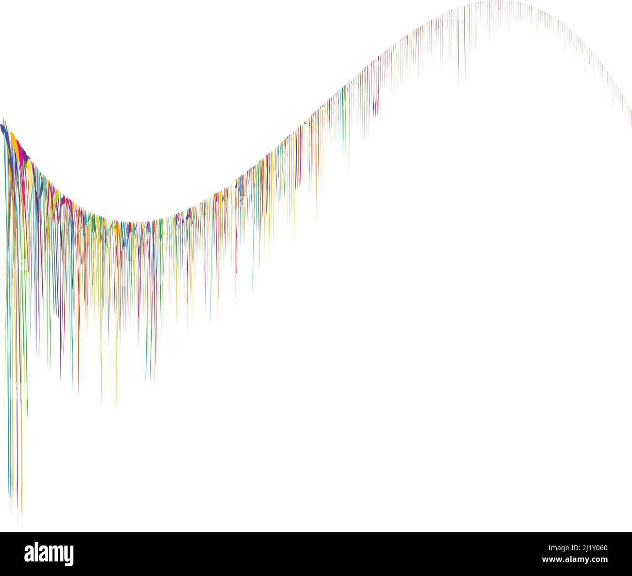 Sound, music equalizer, EQ. Random lines chart, graph. Soundtrack ...
