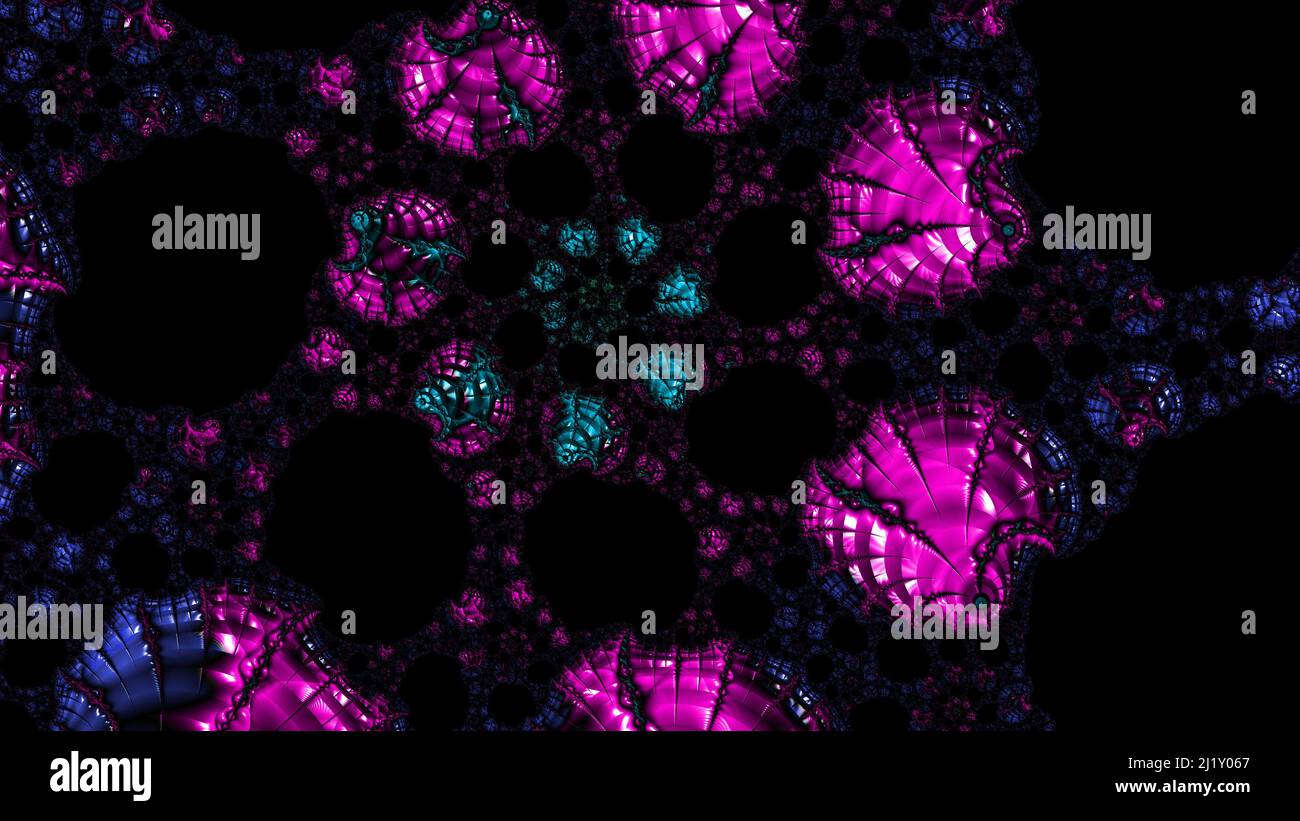 Abstract Computer generated Fractal design. A fractal is a never-ending ...
