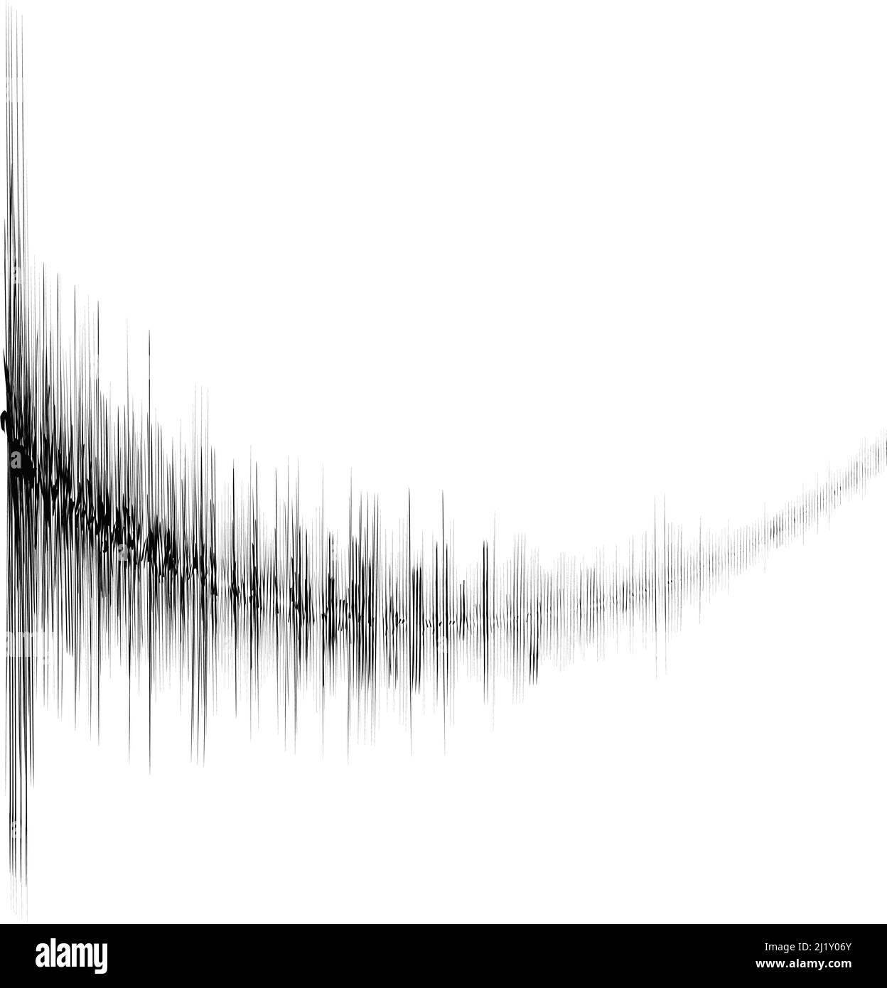 Sound, music equalizer, EQ. Random lines chart, graph. Soundtrack ...