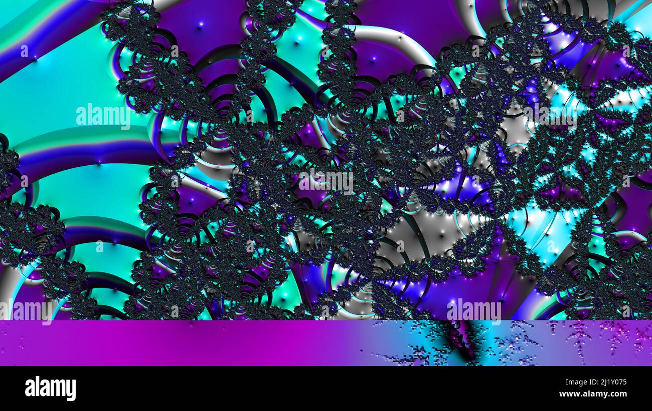 Abstract Computer generated Fractal design. A fractal is a never-ending ...