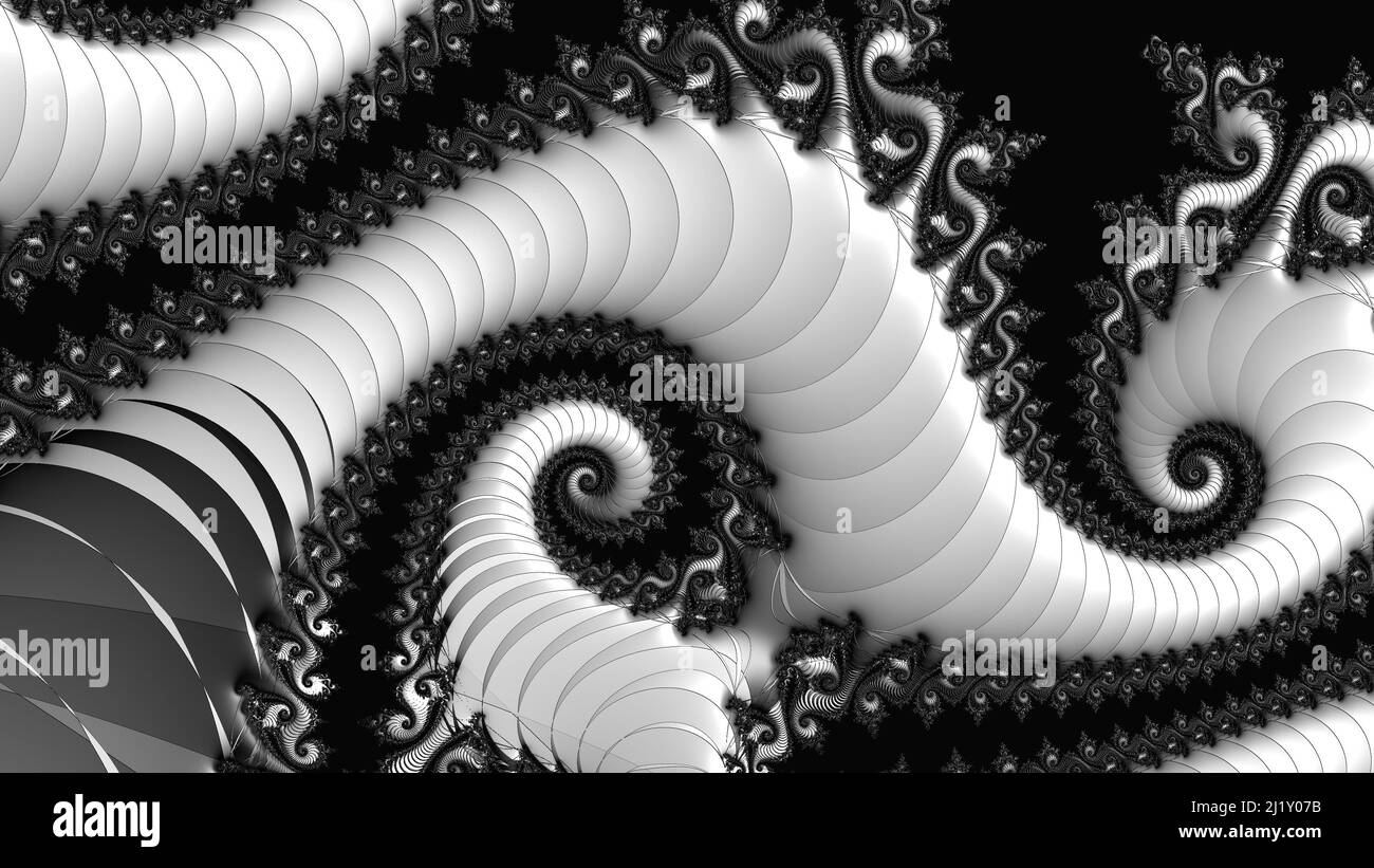 Abstract Computer generated Fractal design. A fractal is a never-ending ...