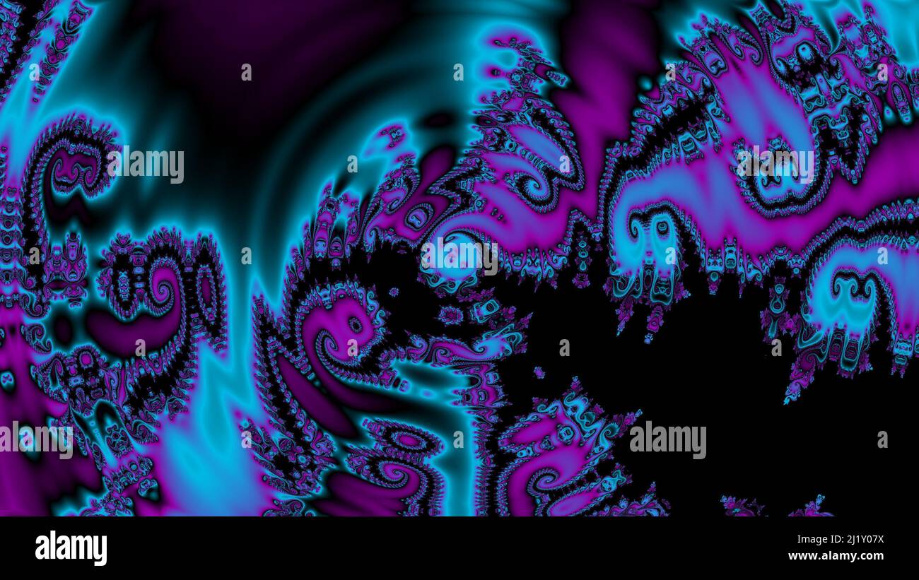 Abstract Computer generated Fractal design. A fractal is a never-ending ...