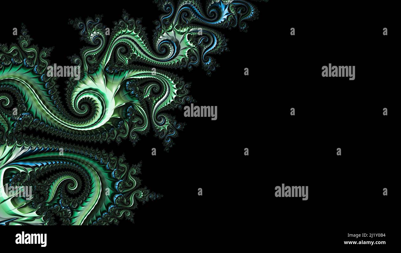 Abstract Computer generated Fractal design. A fractal is a never-ending ...