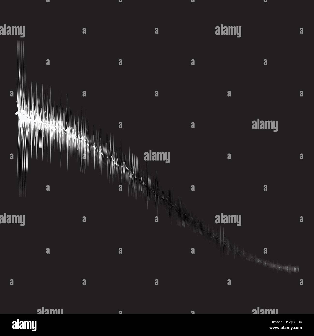 Sound, music equalizer, EQ. Random lines chart, graph. Soundtrack ...