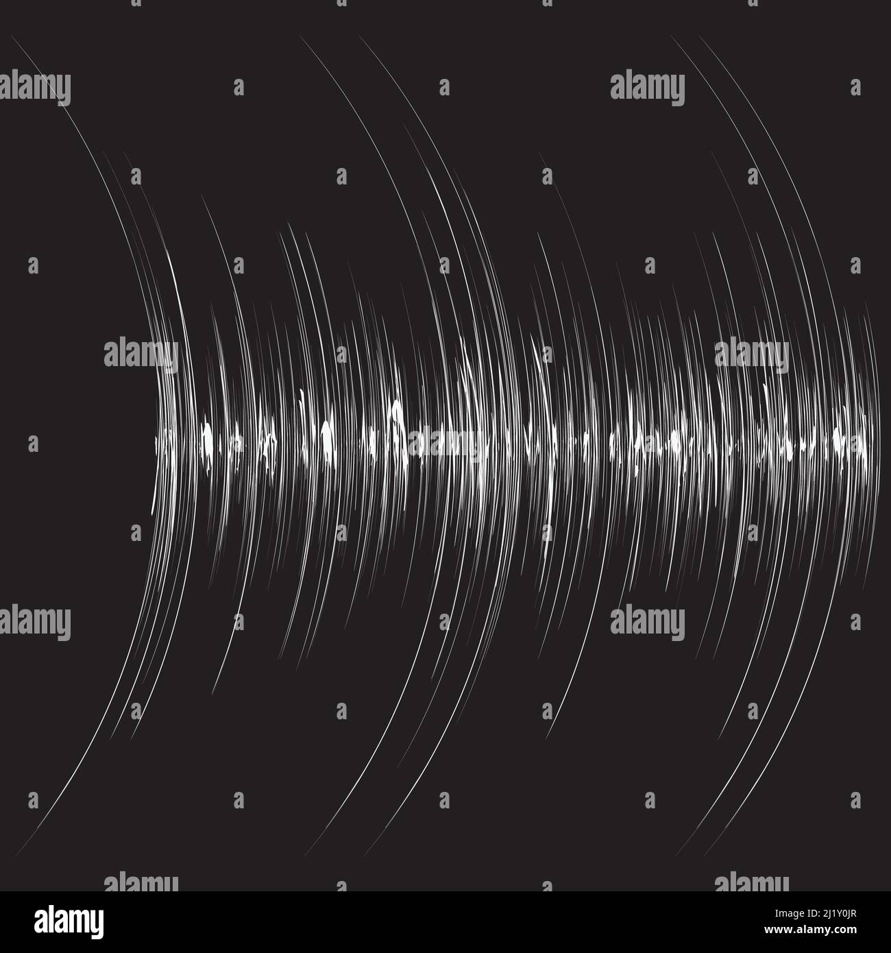 Sound, music equalizer, EQ. Random lines chart, graph. Soundtrack ...