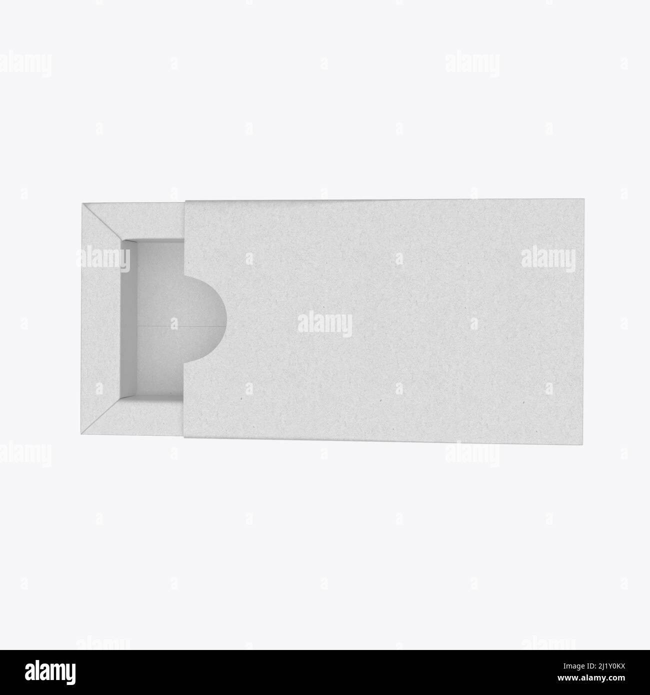 Isolated Cardboard Box. 3D render Stock Photo - Alamy