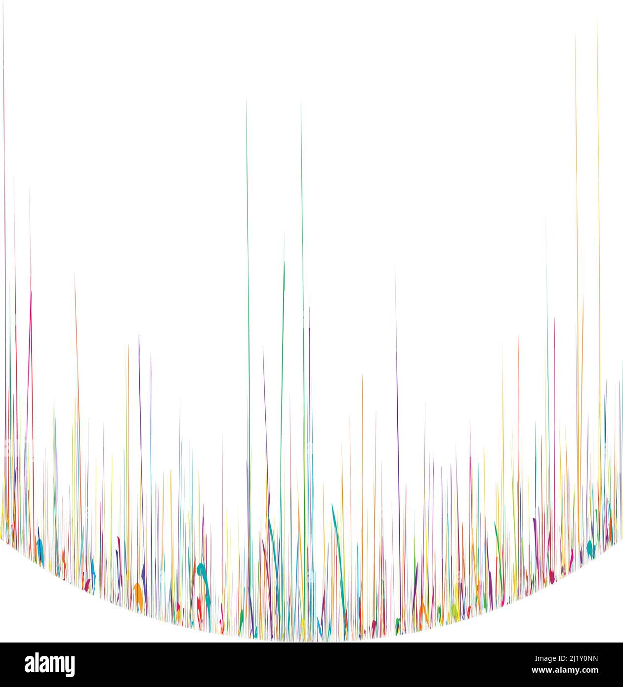 Sound, music equalizer, EQ. Random lines chart, graph. Soundtrack ...