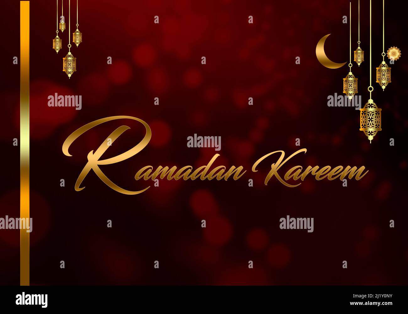 Happy ramadan design greeting card hi-res stock photography and images ...