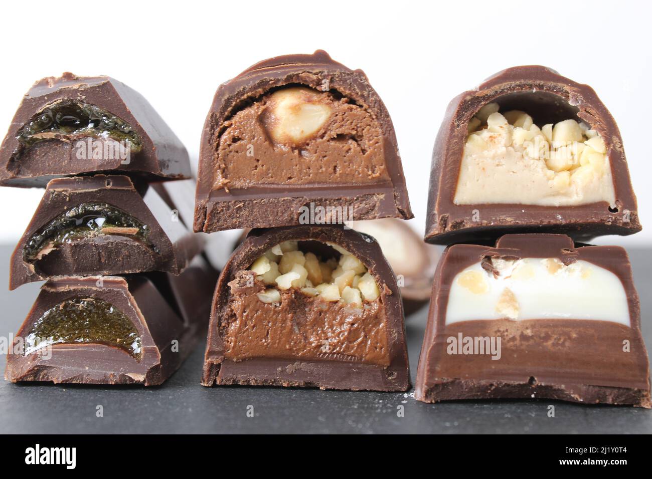 White ganache square hi-res stock photography and images - Alamy