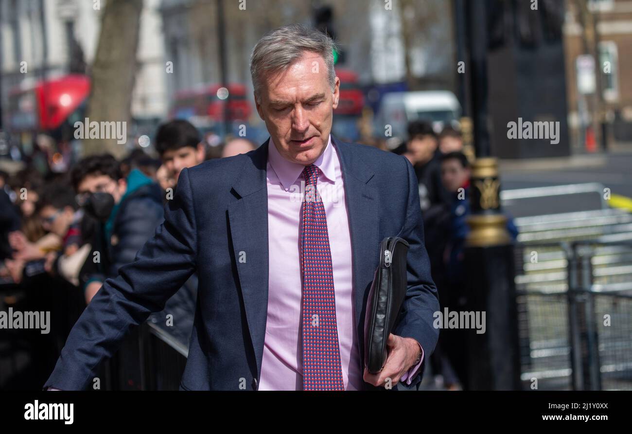 London, England, UK. 28th Mar, 2022. Chief of Defence Staff Admiral ...