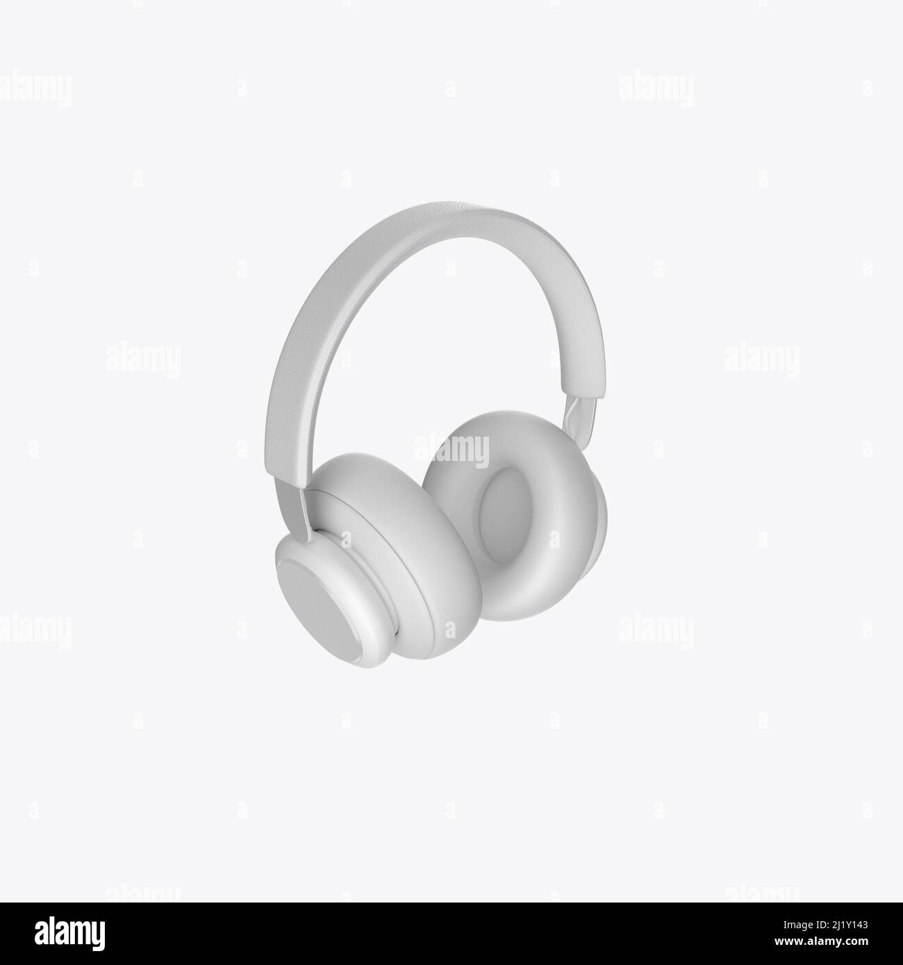 Isolated 3D Headphones. 3D render Stock Photo - Alamy