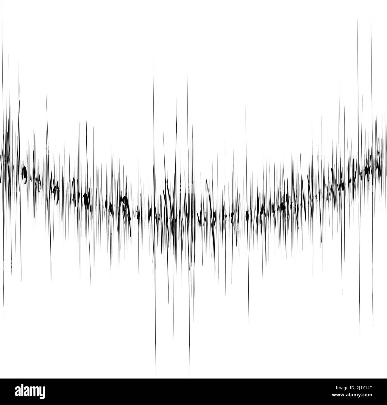 Sound, music equalizer, EQ. Random lines chart, graph. Soundtrack ...