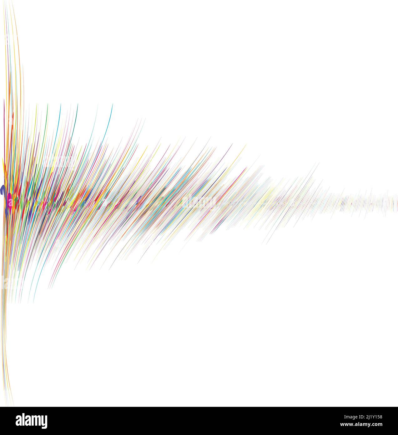 Sound, music equalizer, EQ. Random lines chart, graph. Soundtrack ...
