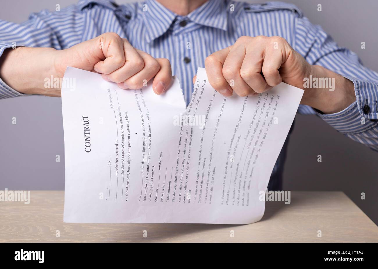 Contract termination hi-res stock photography and images - Alamy