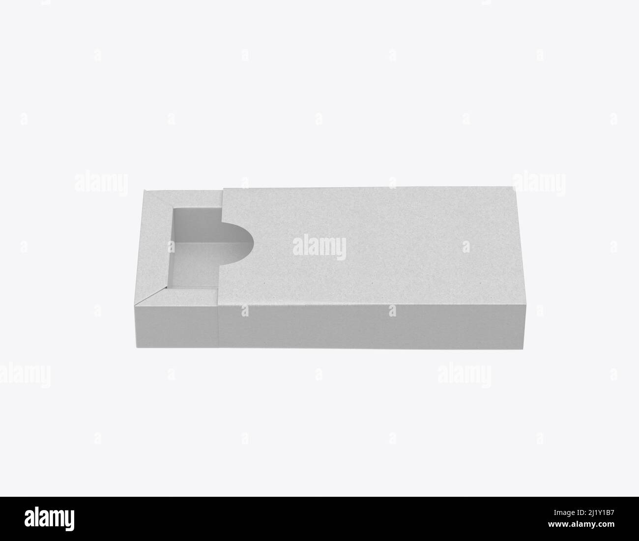 Isolated Cardboard Box. 3D render Stock Photo - Alamy