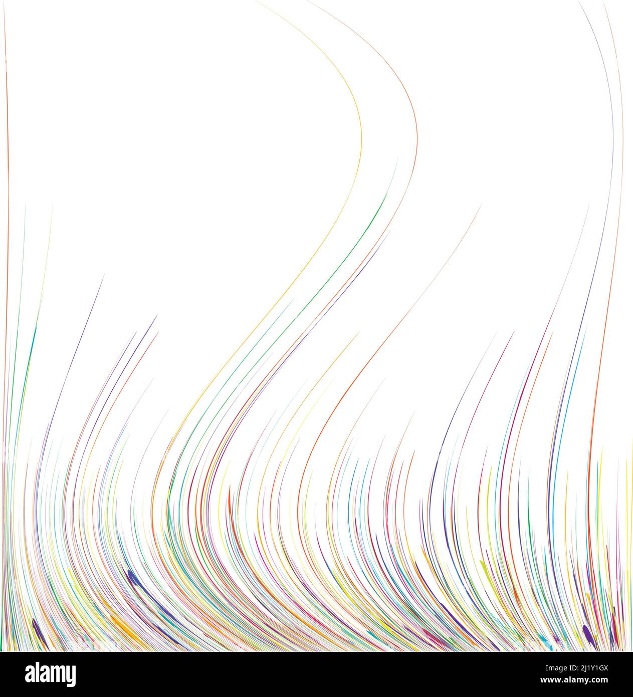 Sound, music equalizer, EQ. Random lines chart, graph. Soundtrack ...