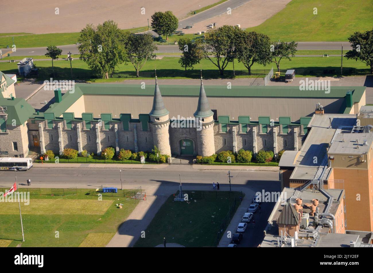 Citadelle quebec aerial view hi-res stock photography and images - Alamy