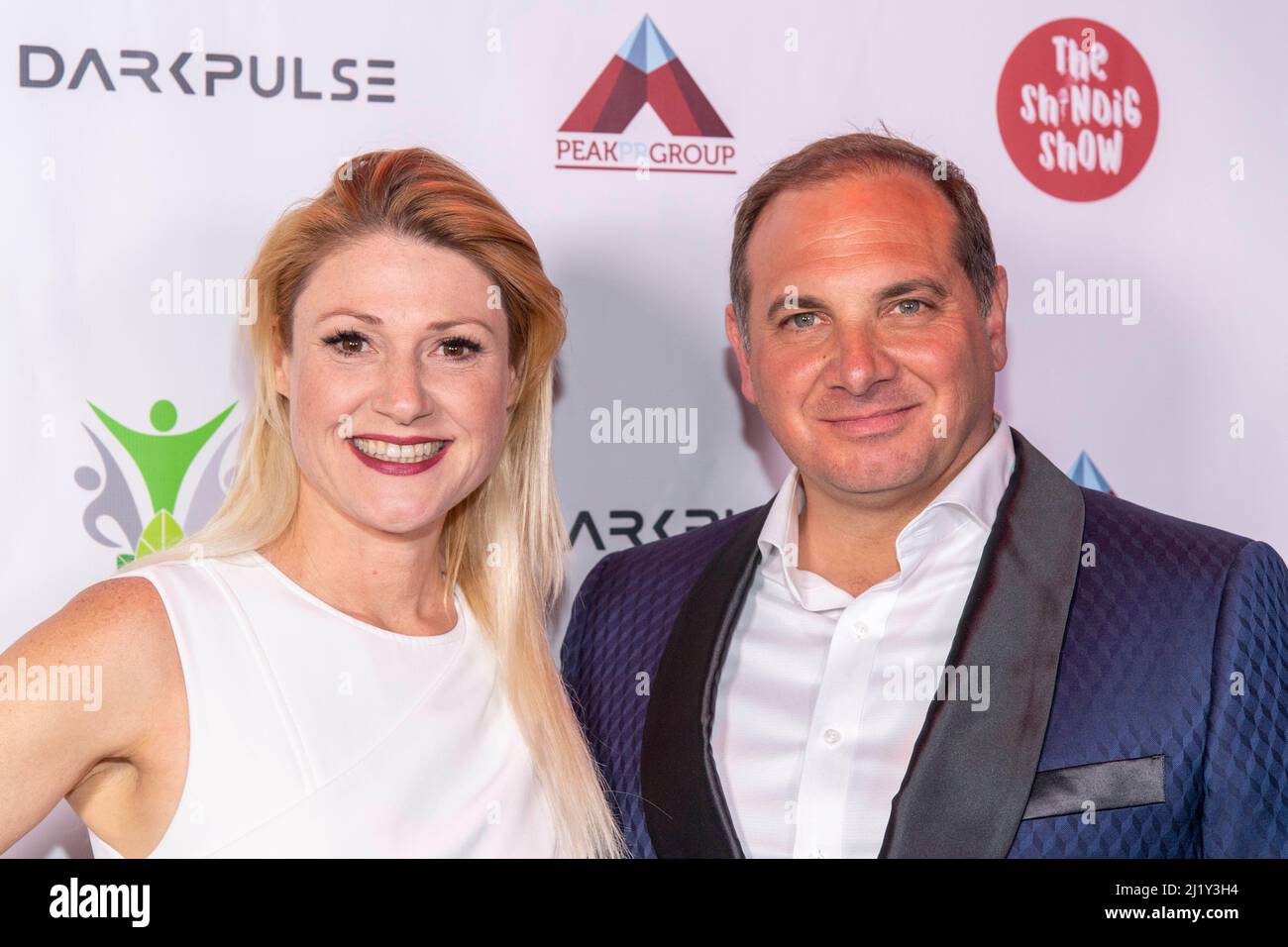 Cassandra Campbell, Joe Cantalino - CSO DarkPulse attend DarkPulse ...