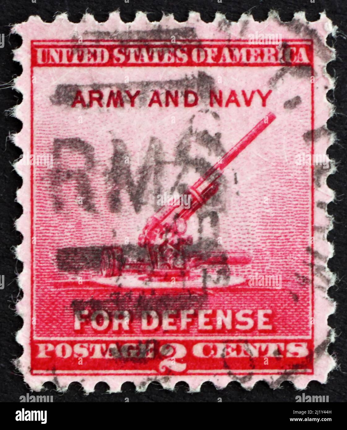 UNITED STATES OF AMERICA - CIRCA 1940: a stamp printed in the United ...