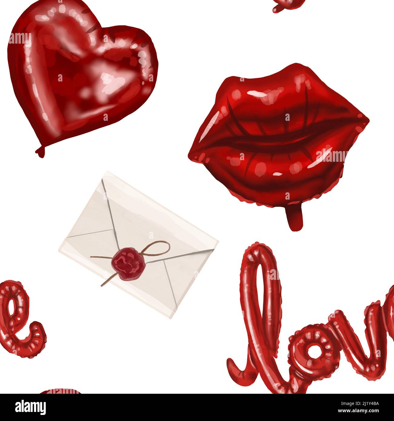 Love and kisses symbol Cut Out Stock Images & Pictures - Alamy
