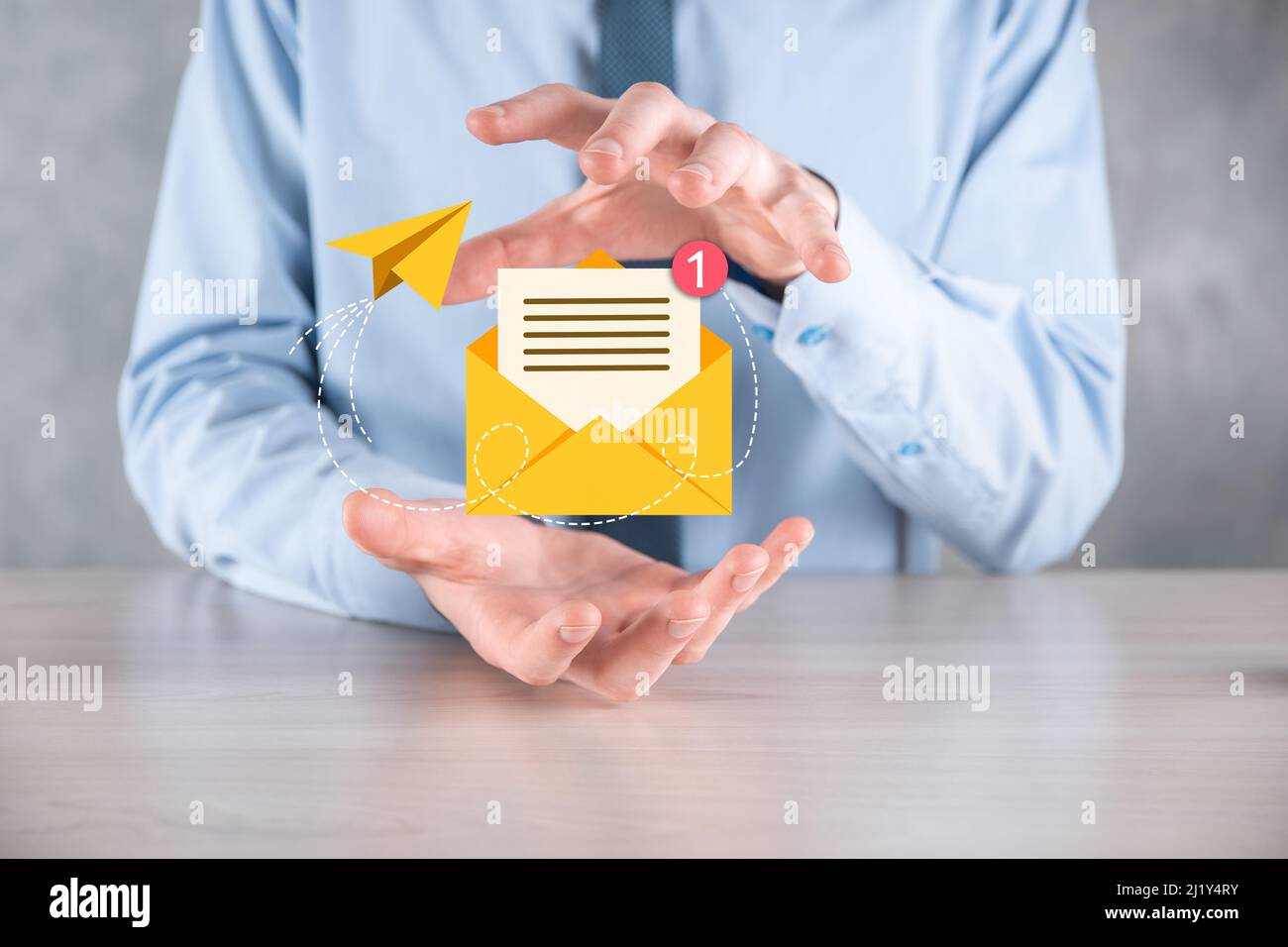 Email and user icon,sign,symbol marketing or newsletter concept ...