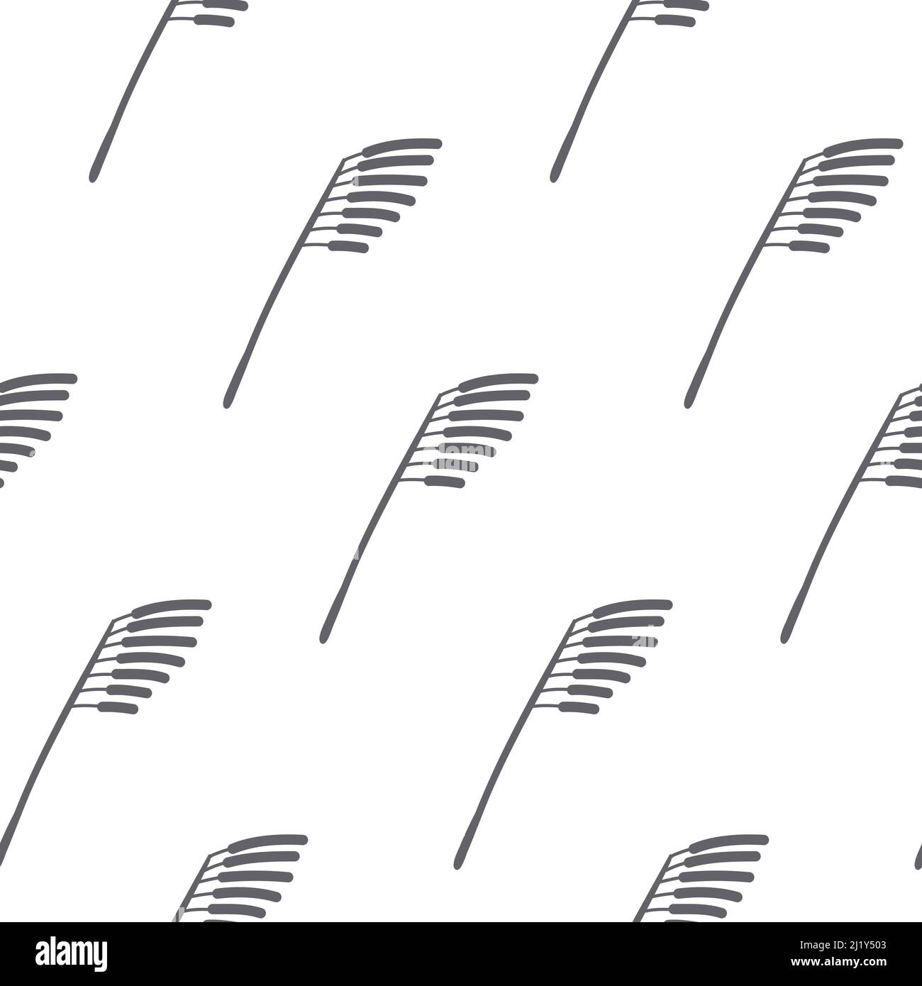 Organic pattern gray reed on white seamless pattern, textile design and ...