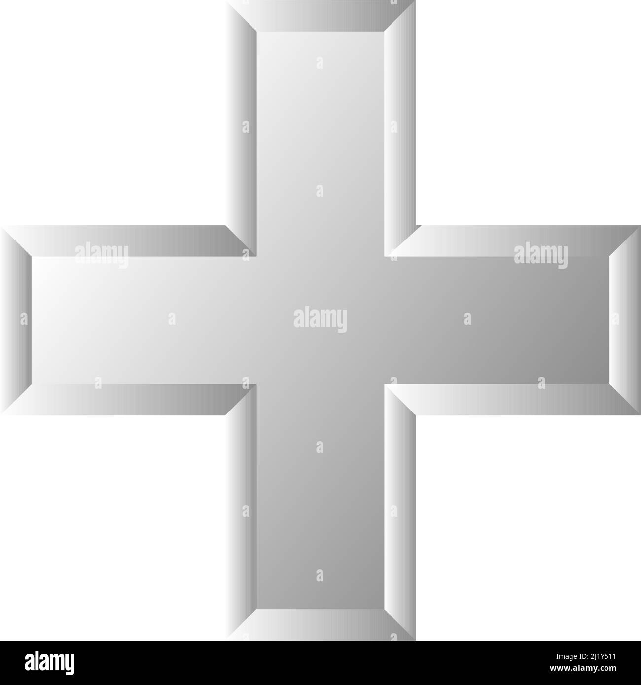 3d bevel cross as healthcare, first-aid, emergency response and as aid ...