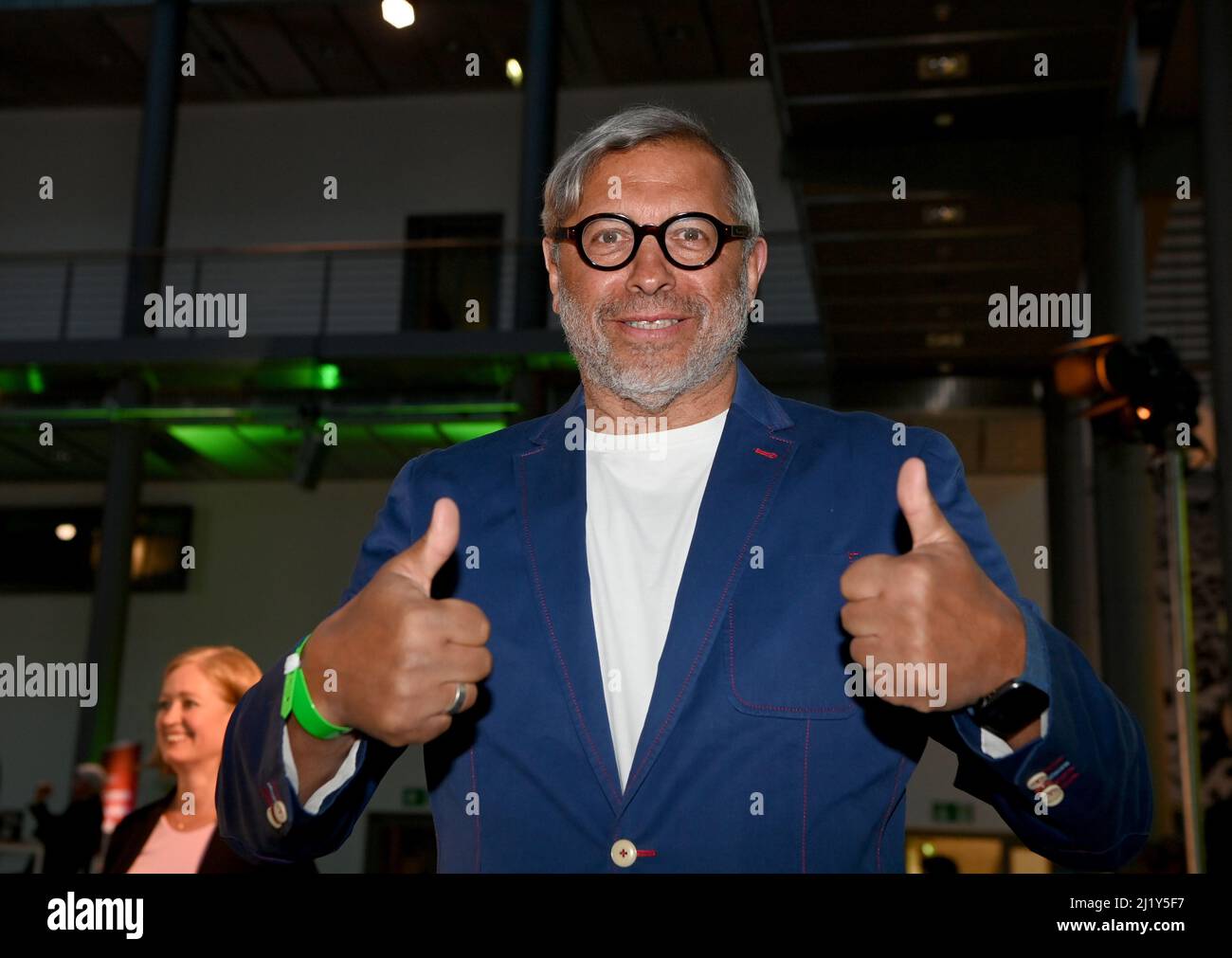 Berlin, Germany. 28th Mar, 2022. Former national soccer player Jimmy ...