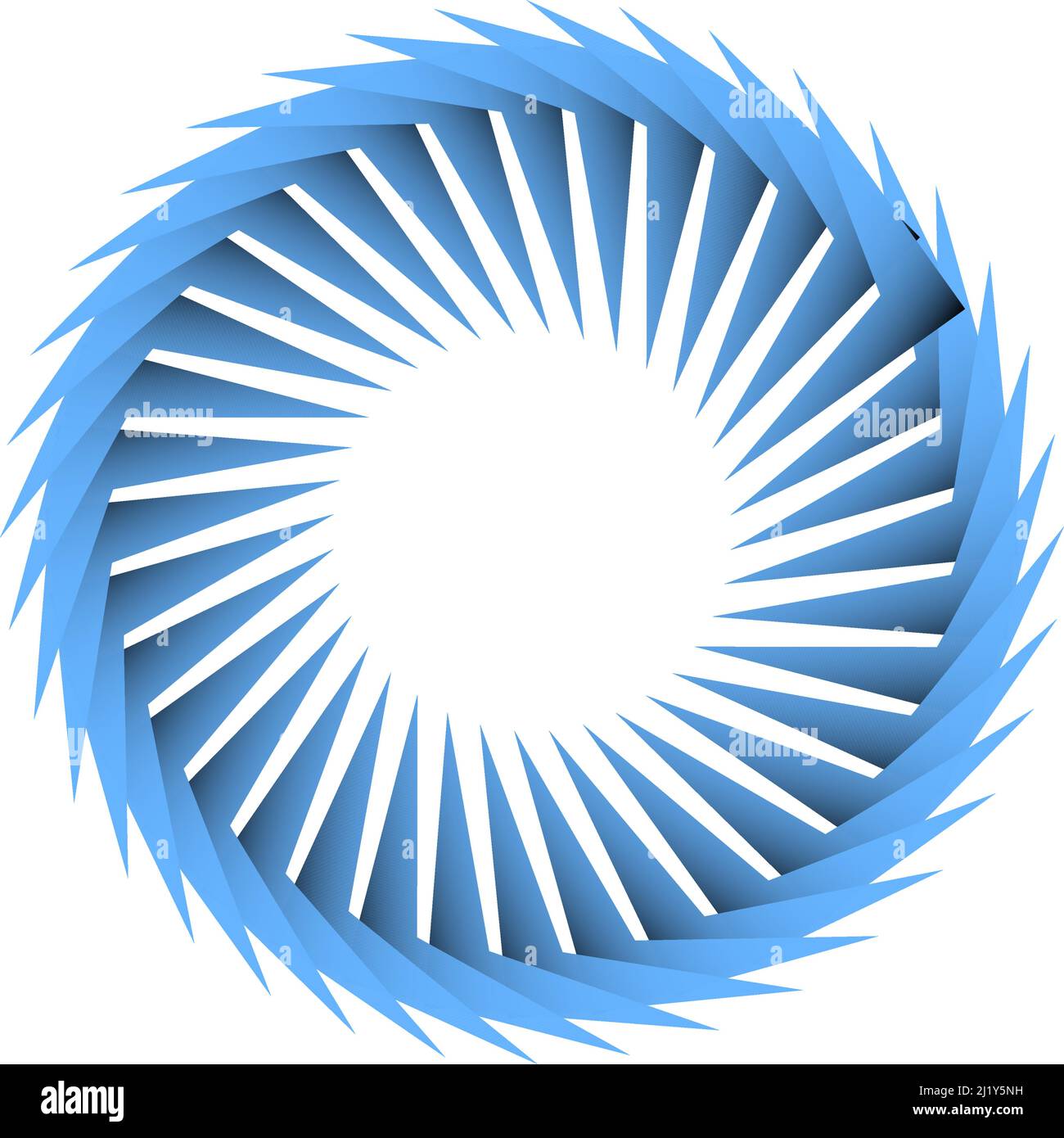 Geometric circular, cycle icon. Spiral, swirl, twirl design element ...