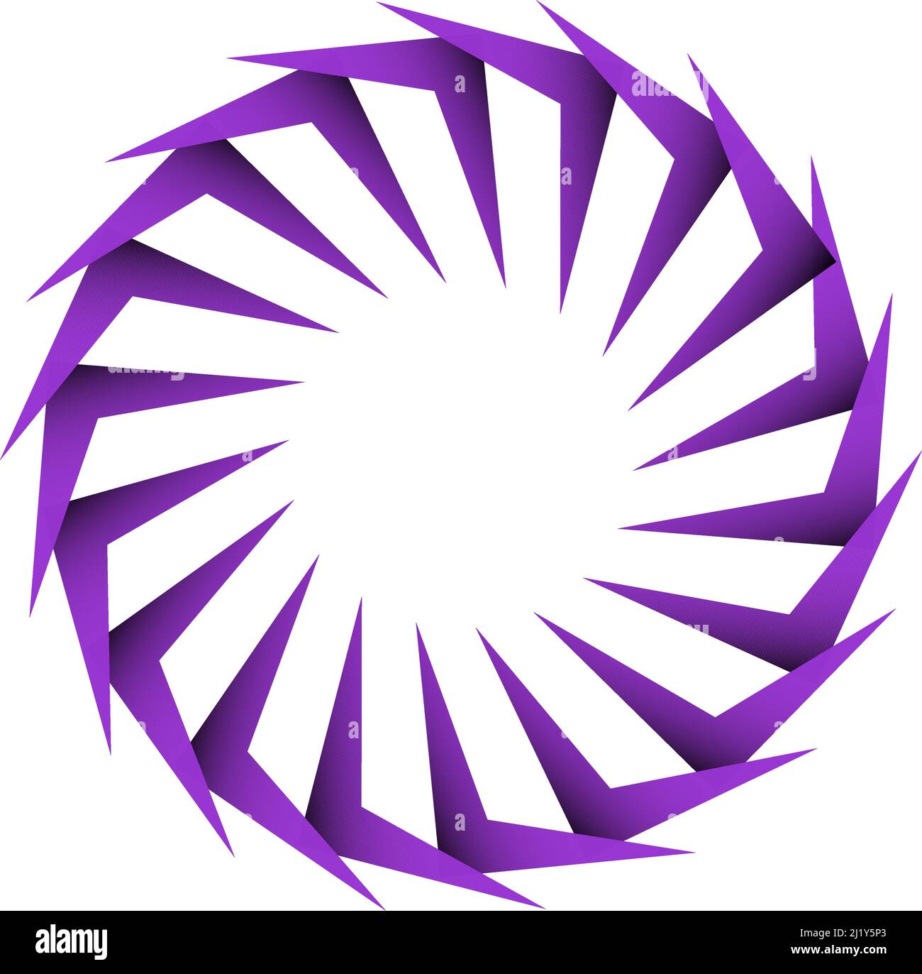 Geometric circular, cycle icon. Spiral, swirl, twirl design element ...