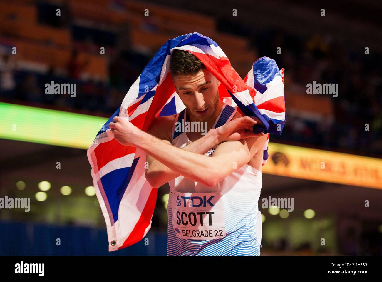 Belgrade, Serbia, 20th March 2022. Marc Scott of Great Britain ...