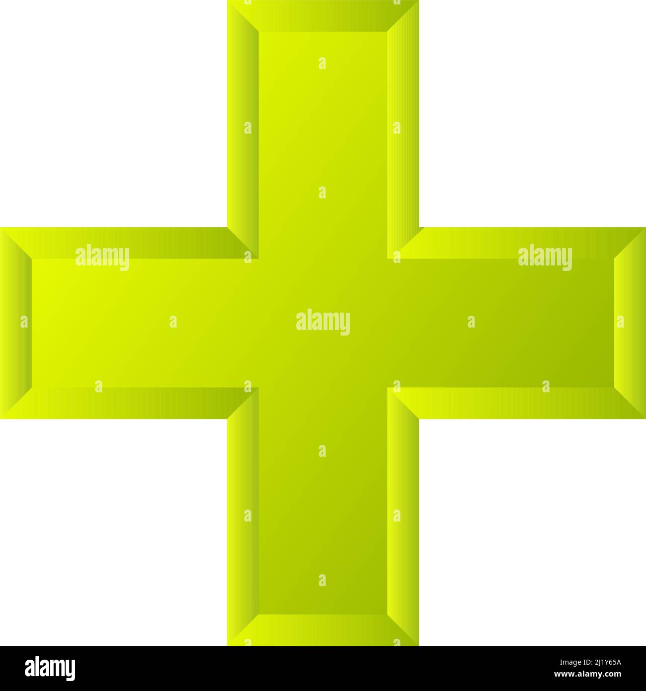 3d bevel cross as healthcare, first-aid, emergency response and as aid ...