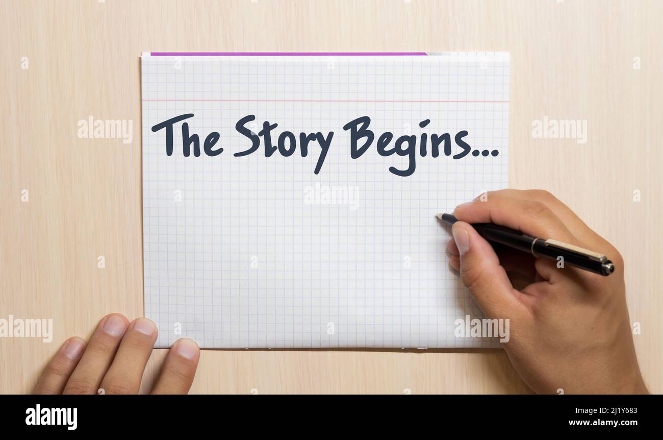 Story begins hi-res stock photography and images - Alamy