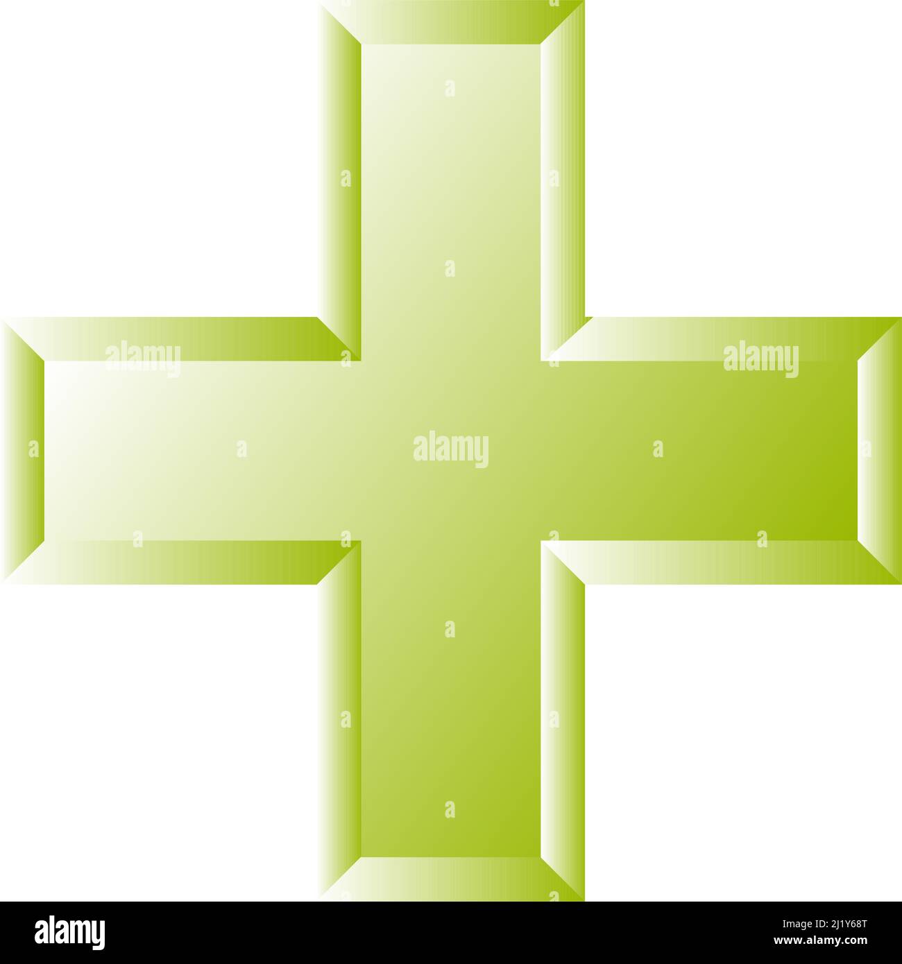 3d bevel cross as healthcare, first-aid, emergency response and as aid ...