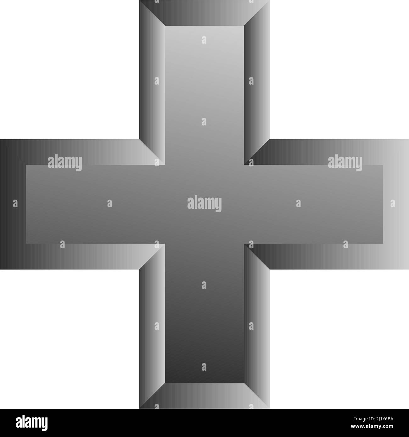 3d bevel cross as healthcare, first-aid, emergency response and as aid ...