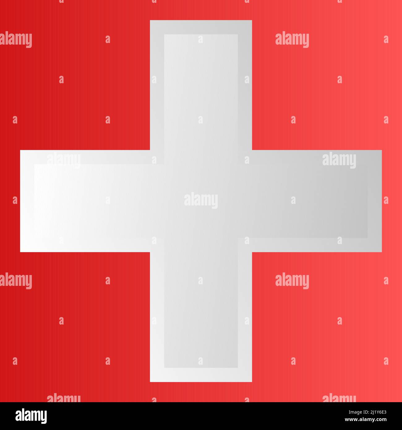 3d bevel cross as healthcare, first-aid, emergency response and as aid ...