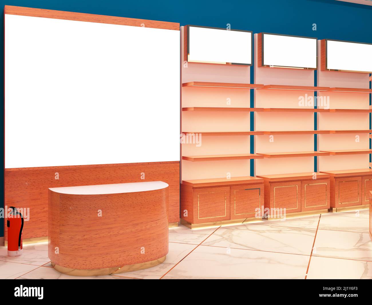 3D rendered contemporary style, red and white color combination ...